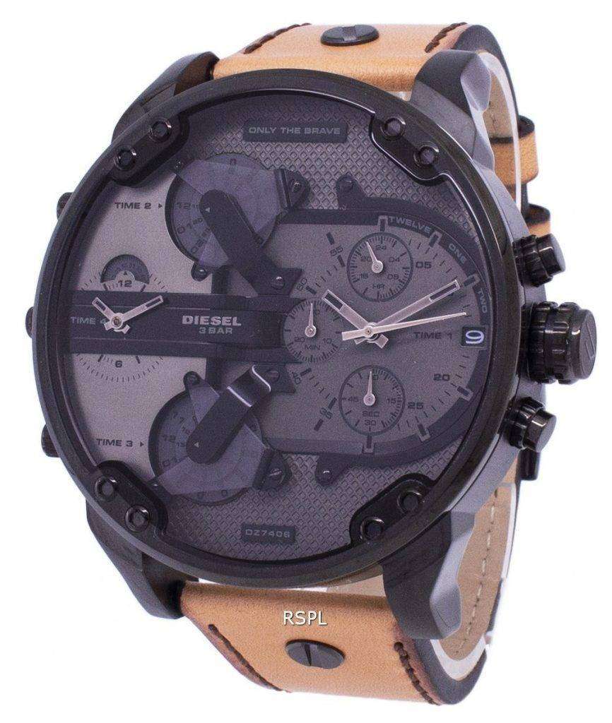 디젤 Mr.Daddy 2.0 "만 용감한" 크로 노 그래프 석 영 DZ7406 남자의 시계 Korea