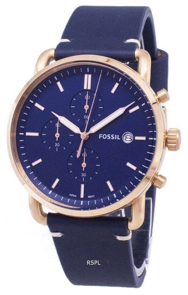 화석 통근 크로 노 그래프 석 영 FS5404 남자의 시계 Korea