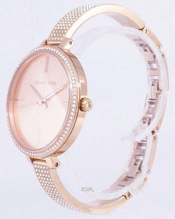 마이클 Kors Jaryn 석 영 다이아몬드 악센트 MK3785 여자의 시계 Korea