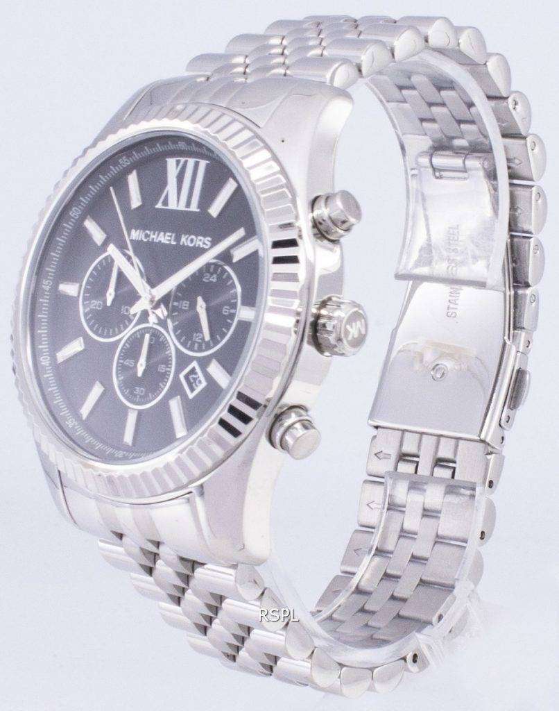 마이클 Kors 렉 싱 턴 MK8602 석 영 남자 시계 Korea